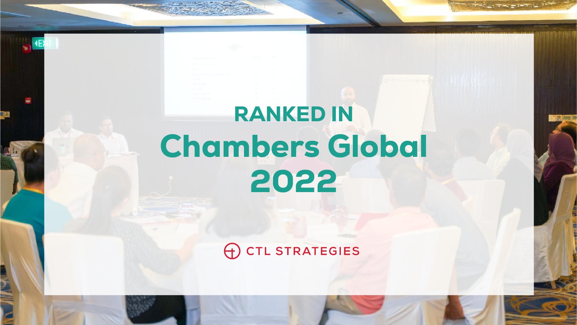 CTL Strategies ranked in the 2022 edition of Chambers and Partners - CTL Strategies